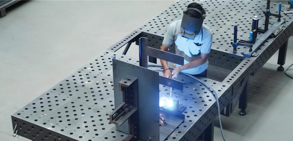 Textile Warping Machine Fixture - Fixto Welding Machine