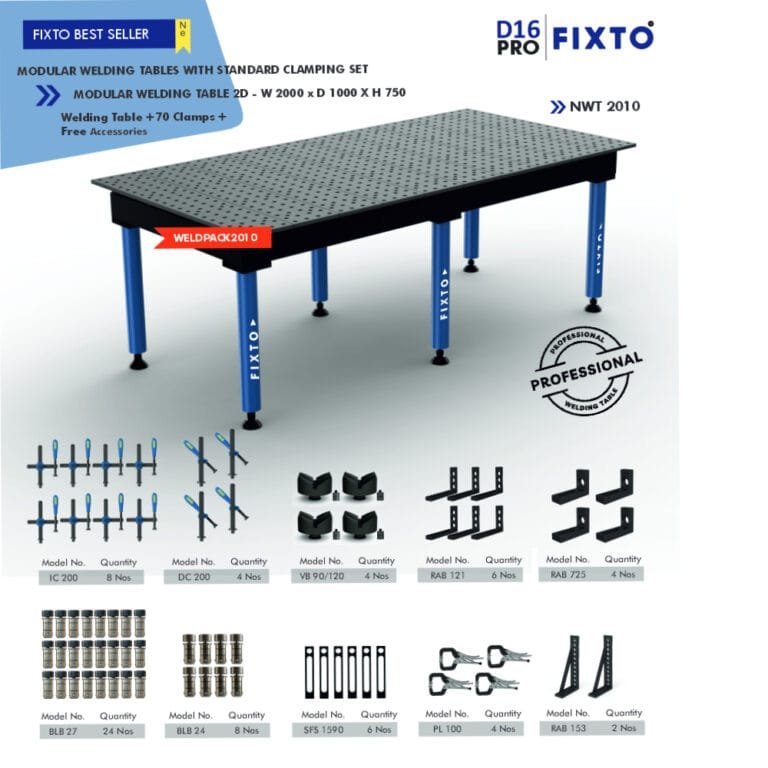 Fixtures by Industry - Fixto Welding Tables